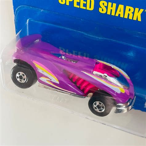 1991 Hot Wheels Speed Points Speed Shark 113 Morado Bw Primera Edición