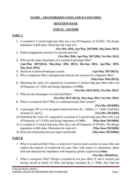 Ec6503 Tlwg Question Bank Pdf