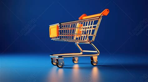 빈 장바구니가 있는 파란색 배경의 3d 그림 쇼핑 바구니 배경 파란색 그림 배경 슈퍼마켓 식료품 배경 이미지 Hd 쇼핑 바구니 파란색 그림 슈퍼마켓 식료품 배경