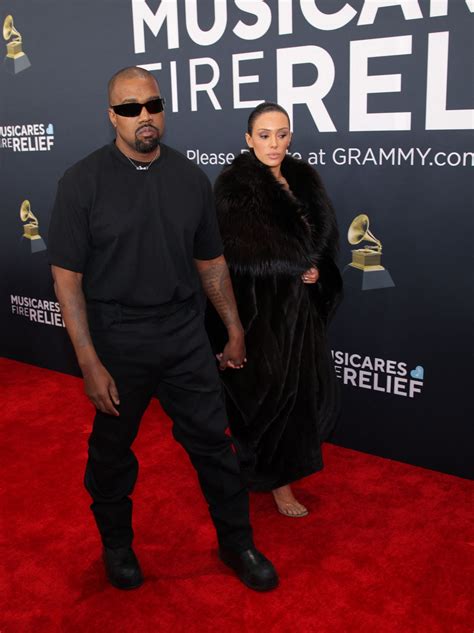 BIANCA CENSORI And Kanye West At 67th Annual GRAMMY Awards In Los