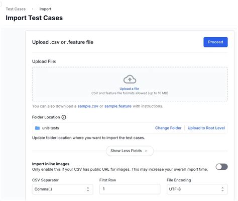 Import Test Data From Csv Or Feature Files Browserstack Docs
