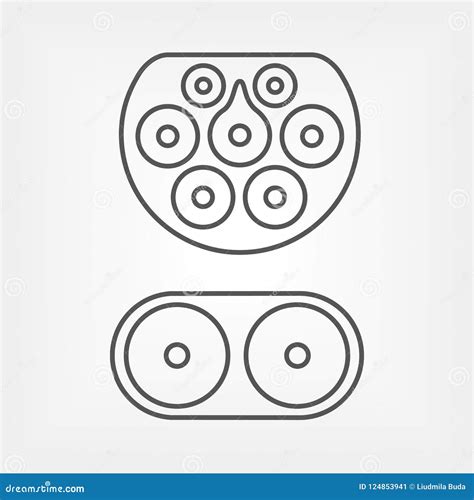 Electric Car Charging Plug Type 2 Mennekes CCS Combo 2 Europe Line