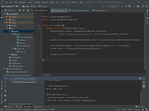 grpc protoc java client