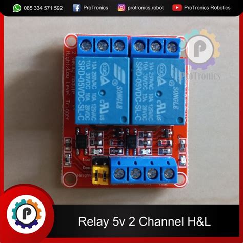 Relay 5V 2 Channel Module Supports High And Low Trigger Lazada Indonesia