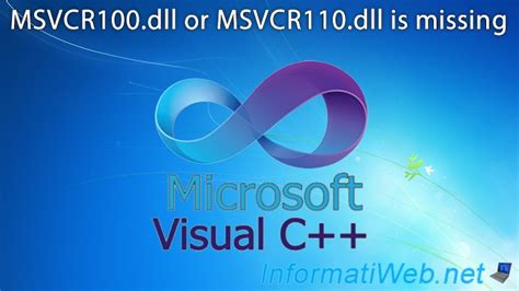 Error MSVCR100 Dll Or MSVCR110 Dll Is Missing Windows Tutorials InformatiWeb