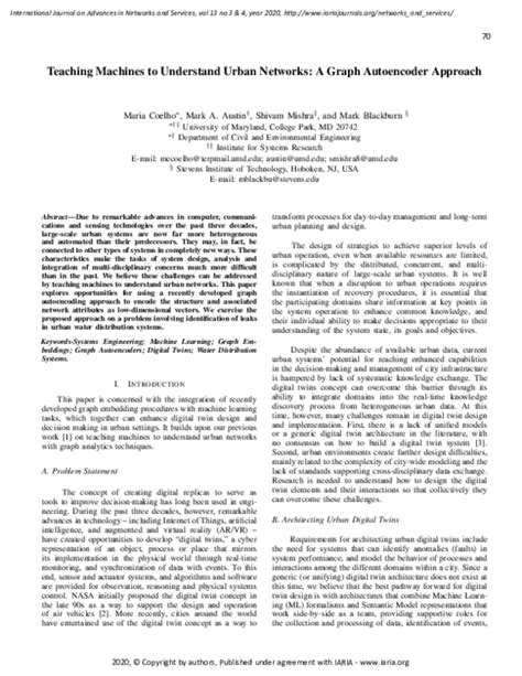 Pdf Teaching Machines To Understand Urban Networks A Graph