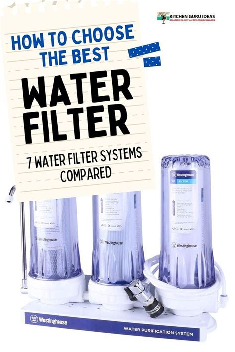 Water Filter Comparison Chart 7 Different Types Compared Artofit