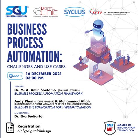 Business Process Automation Challenges And Use Cases Swiss German University