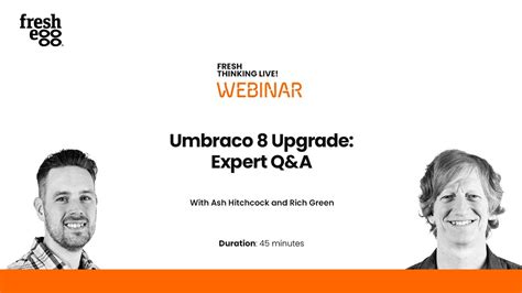 Umbraco 8 Upgrade Expert Qanda Youtube