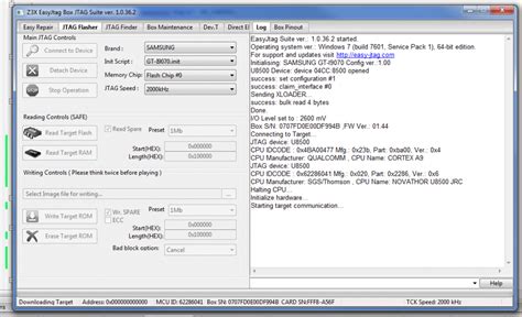 Some Nightly Build Shot EasyJtag Fastest Memory Programmer In The Word
