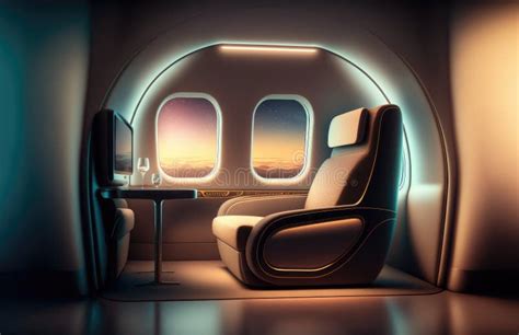 The First Class Cabin Stock Illustration Illustration Of Cloud 267387412