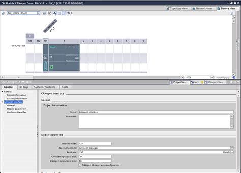 using canopen to simplify a s7 1200 control system
