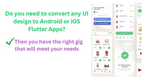 Develop Any Figma Adobe Xd And Other Mobile Ui Design To Frontend Flutter Apps By