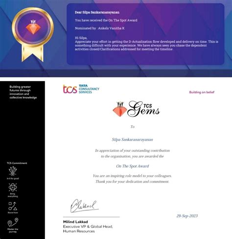 Silpa Sankaranarayanan On Linkedin Tcs Tcsgems Salesforcedeveloper Sitetracker Ericsson