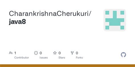 Github Charankrishnacherukurijava8