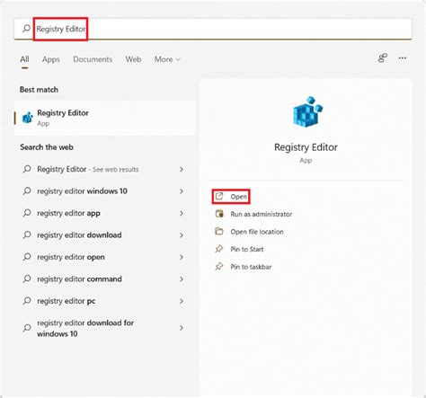 So öffnen Sie Den Registrierungseditor In Windows 11