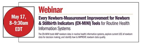 Webinar Every Newborn Measurement Improvement For Newborn And Stillbirth Indicators En Mini