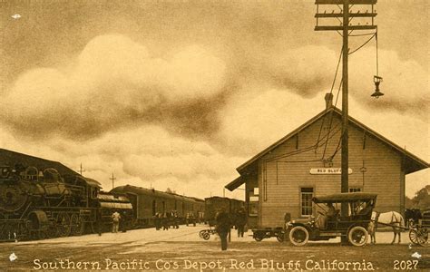Southern Pacific Depot Red Bluff Tehama County Library Digital