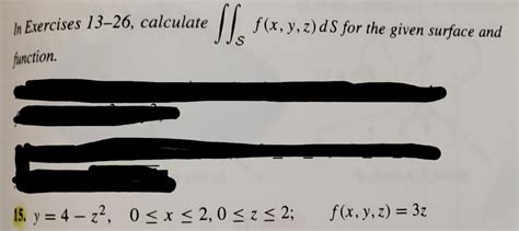 Solved In Exercises 1326 Calculate Function Sl 8x Y
