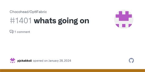 Whats Going On · Issue 1401 · Chocohead Optifabric · Github