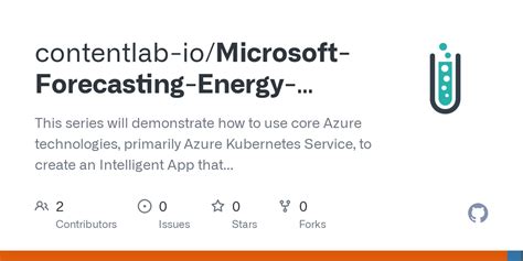 Github Contentlab Iomicrosoft Forecasting Energy Usage With Intelligent Apps This Series