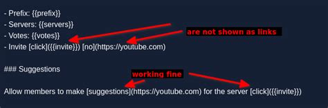 Bug Links Not Clearly Distinguishable In Lists In Bot Description · Issue 170 · Discordlist