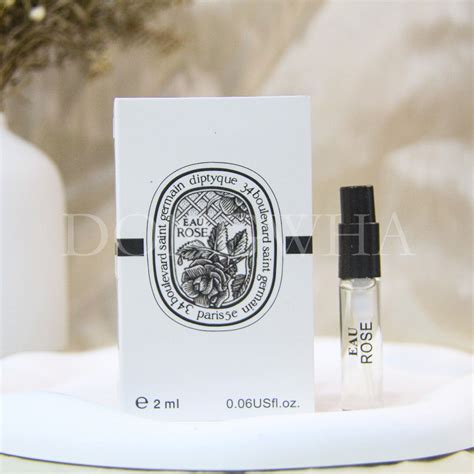 Perfume Sample Diptyque Eau Rose 2012 Mini Fragrance For Women 2ml