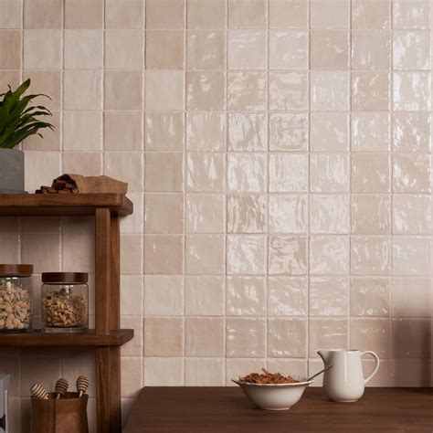 Portmore Sand 4x4 Glazed Ceramic Tile Wall Tiles Ceramic Tiles