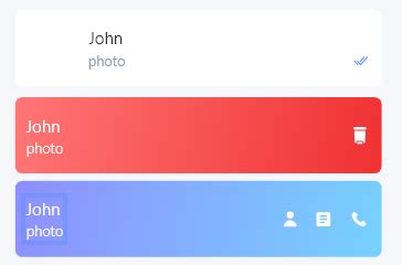 Ios Uitableview Swipe Action Delete And Edit With Custom View Stack Overflow