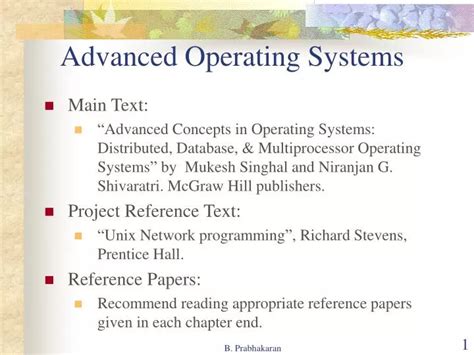 Ppt Advanced Operating Systems Powerpoint Presentation Free Download