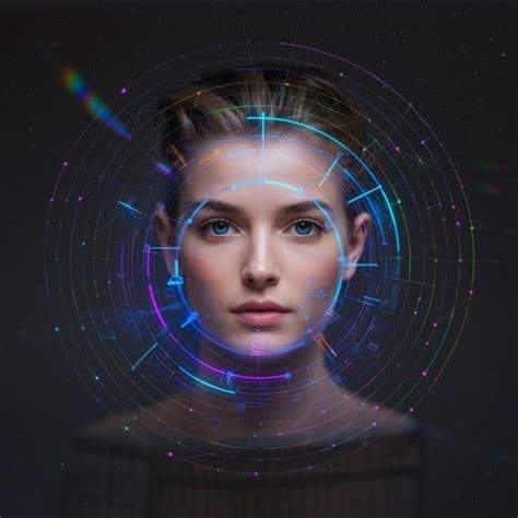 Free Virtual Identity Matrix Image Futuristic Digital Technology