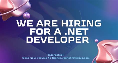 Hiring Dotnetdeveloper Ecommerce Techjobs Softwareengineer Bianca C