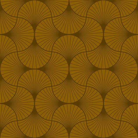 Art Deco Pattern Of Overlapping Arcs — Stock Vector © Supermimicry 65003163