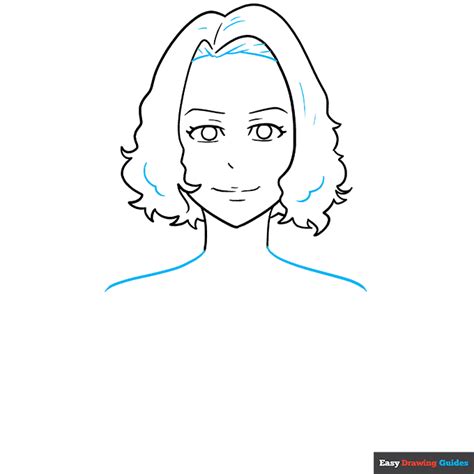 How To Draw An Adult Anime Woman Easy Step By Step Tutorial