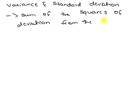 Solved What Are The Differences Among The Various Measures Of