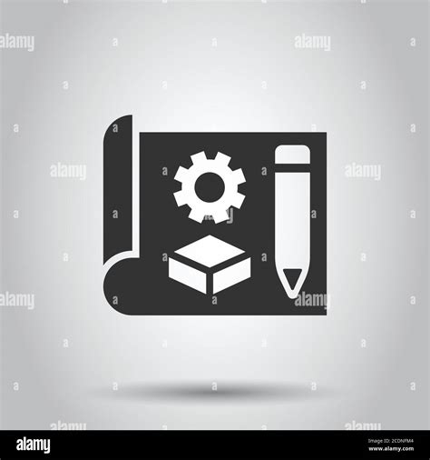 Prototype Icon In Flat Style Startup Vector Illustration On White Isolated Background Model