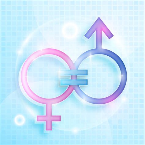 Premium Vector Gradient Gender Equality Symbol