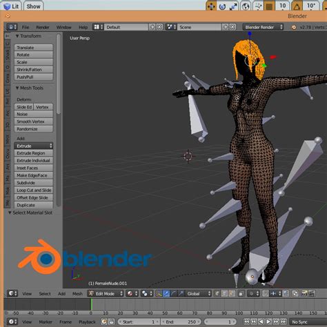 3d Model Unreal 4 Female Turbosquid 1175329