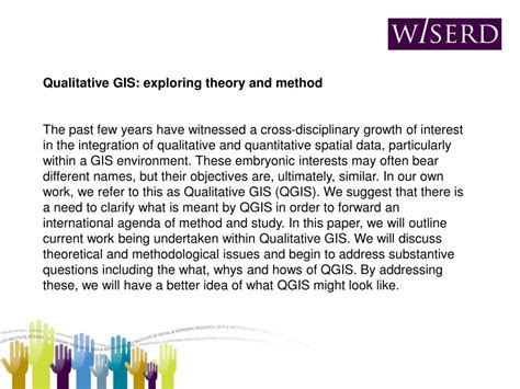 Ppt Qualitative Gis Combining Theory And Method Powerpoint Presentation Id5191768