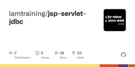 Github Lamtraining Jsp Servlet Jdbc