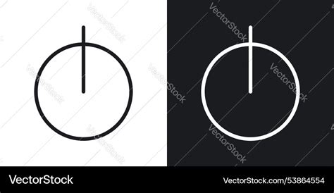 Power Button Icon Set Royalty Free Vector Image