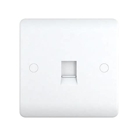 Buy One Gang Telephone Secondary Socket Snowlite Goswitchgear