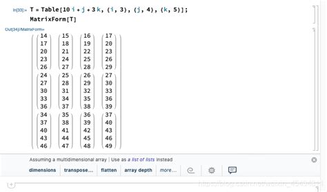 Mathematica 3 列表生成(1)mathematica 列表 Csdn博客 Mathematica 3 列表生成(1)mathematica 列表 Csdn博客