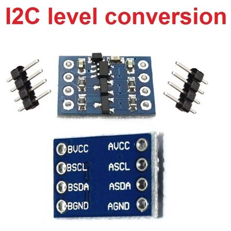 Iic I2c Level Conversion Sensor Module 5v 3v System Level Converter With Pins For Arduino