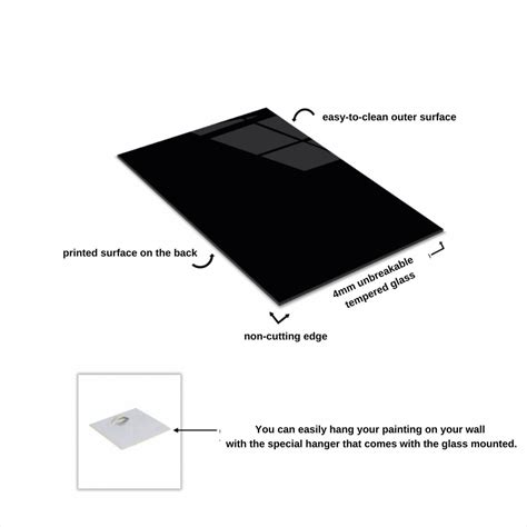 Colourful Objects Glass Wall Art