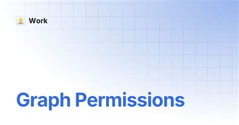 Graph Permissions Work