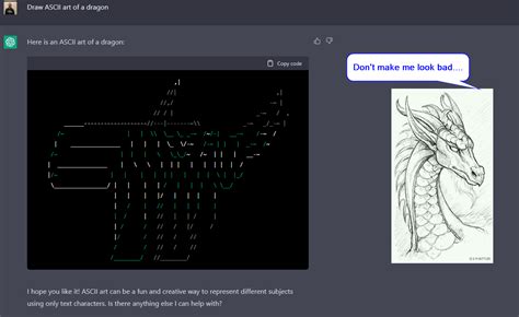 Dragón De Arte Ascii Simple