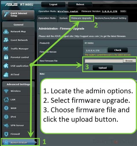 How To Update Router Firmware On The Asus Rt N66u