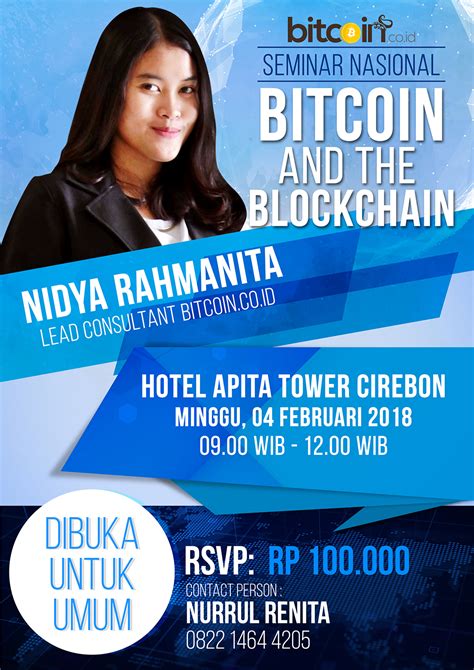 Hadirilah Seminar Bitcoin And The Blockchain