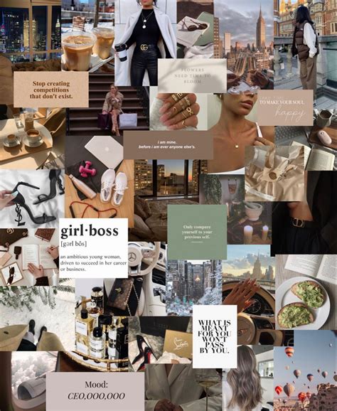 Girl Boss Vision Board Business Vision Board Vision Board Photos
